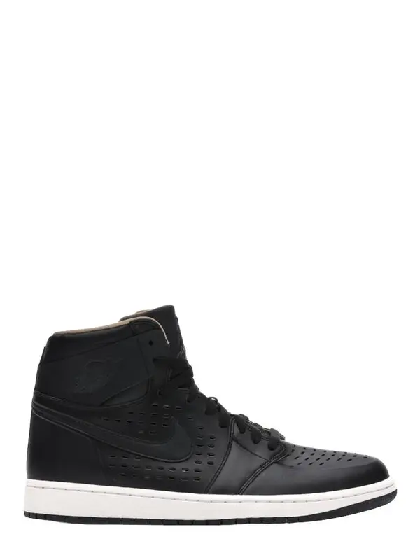 JORDAN 1 Retro High-top Sneakers - Black/white/vachetta Tan
