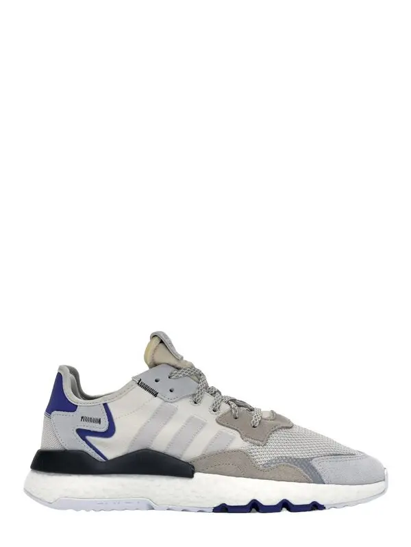 Adidas Nite Jogger Sneakers - Raw White/grey One/active Blue