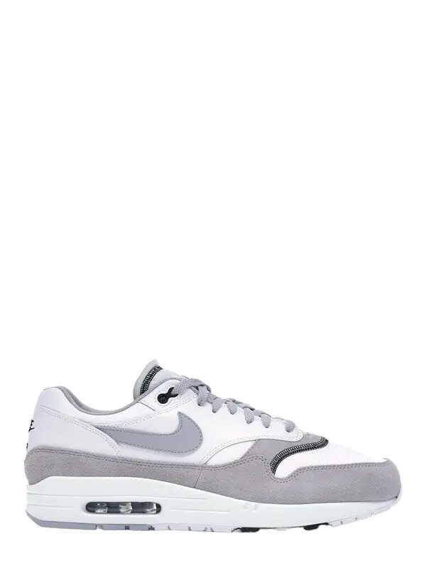 Nike Air Max 1 Sneakers - White/black/wolf Grey