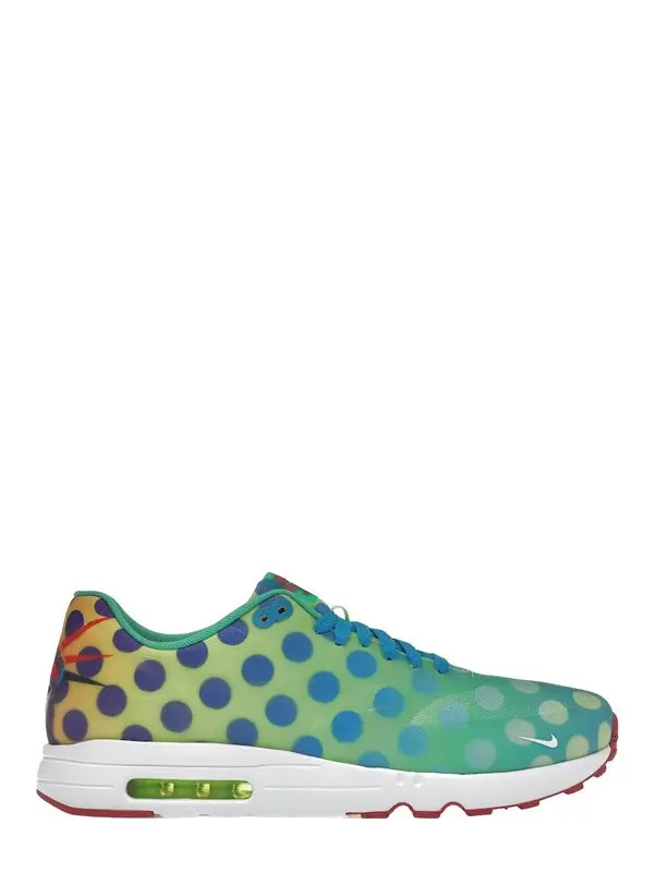 Nike Air Max 1 Ultra 2.0 Pop Art Polka Dot Sneakers - Gamma Green/clear/dynamic Blue
