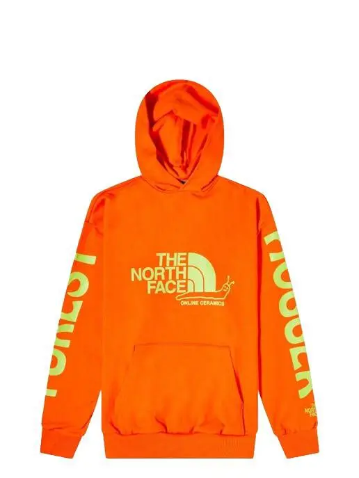 The North Face X Online Ceramics Pullover Hoodie - Red/orange
