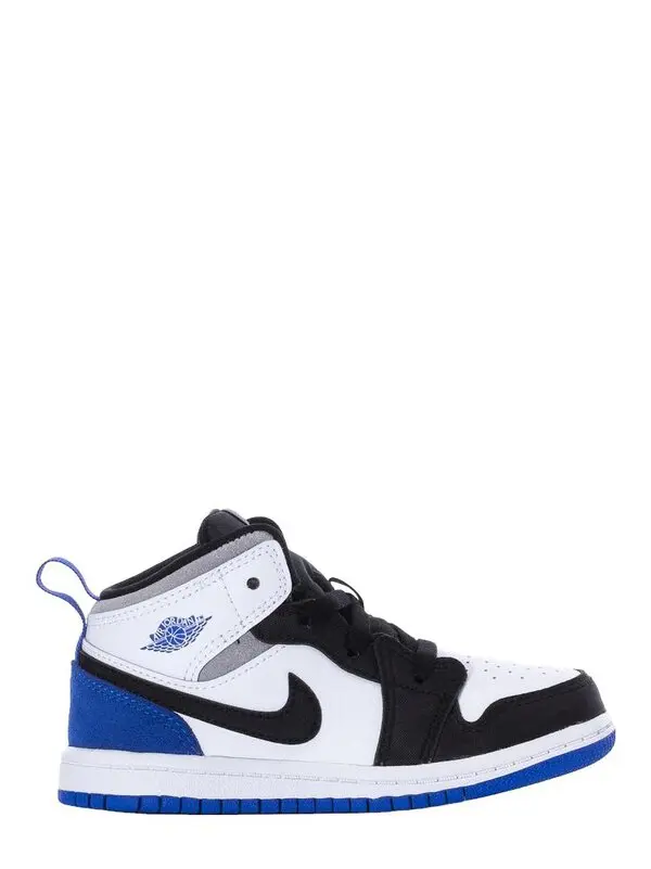 JORDAN 1 Mid Se Royal Sneakers - White/hyper Royal/black