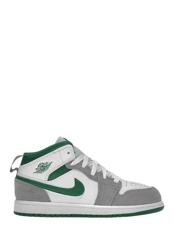 JORDAN 1 Mid Se Sneakers - White/pine Green/light Smoke Grey
