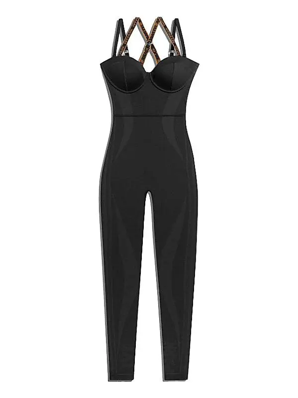 Adidas Ivy Park Knit Catsuit - Black
