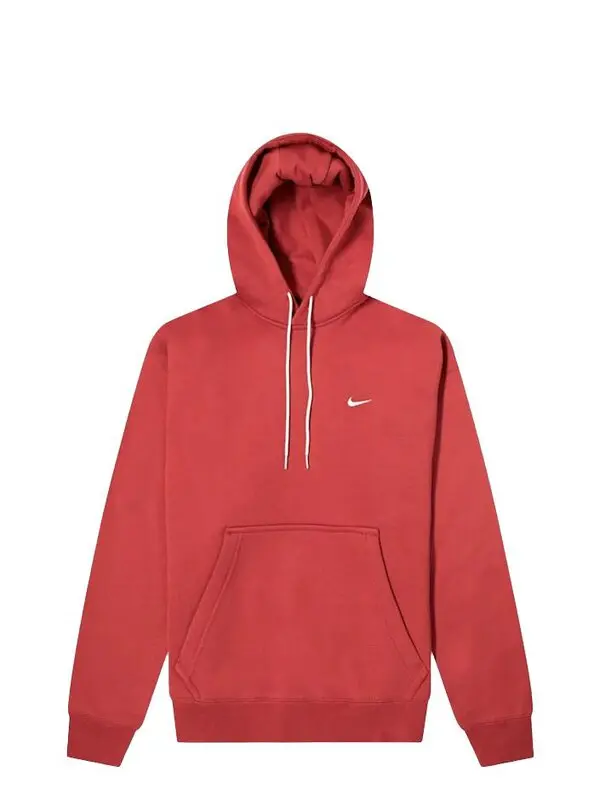 Nike Nikelab Solo Swoosh Fleece Hoodie - Cedar