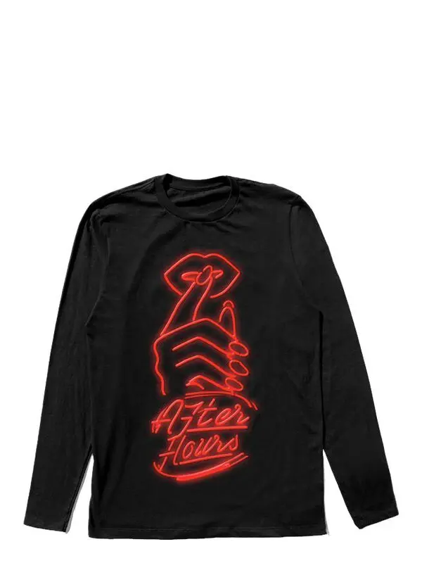 THE WEEKND After Hours Signage Longsleeve - Black