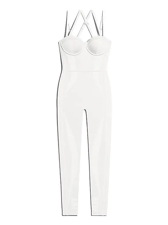 Adidas Ivy Park Knit Catsuit - Core White