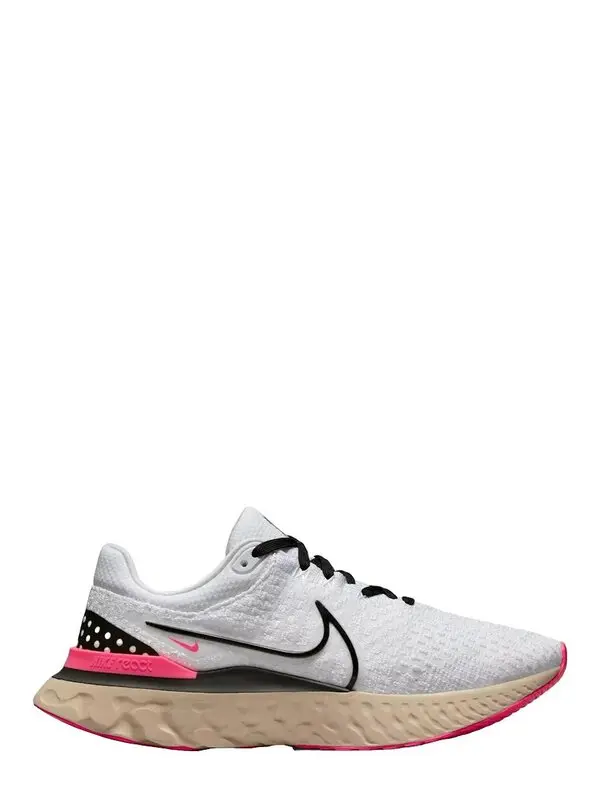 Nike React Infinity Run Flyknit 3 - White/pearl White/hyper Pink