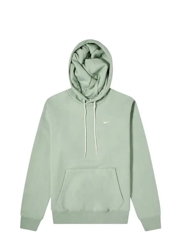 Nike Nikelab Solo Swoosh Fleece Hoodie - Steam