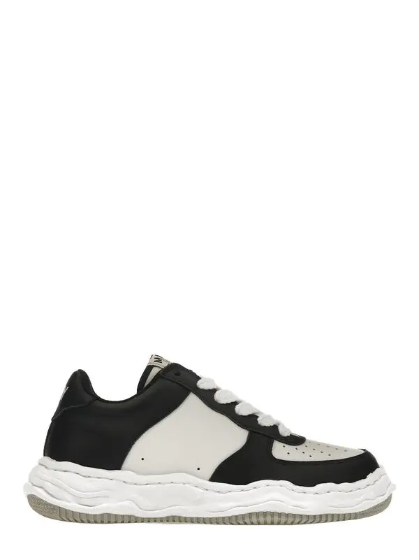 Mihara Yasuhiro Wayne Og Sole Lowin Sneakers - White/black