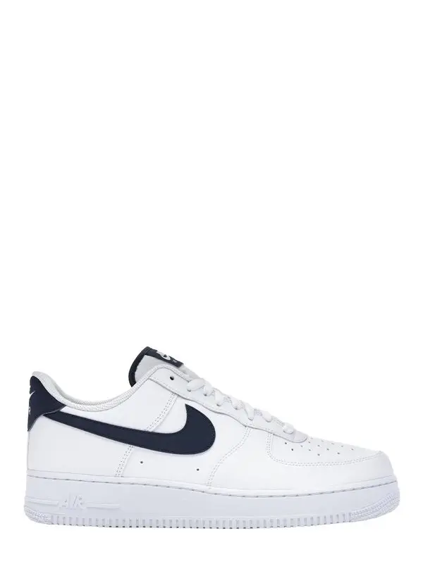 Nike Force 1 Low Sneakers - White/midnight Navy Blue
