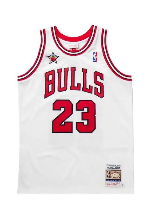 Mitchell & Ness Chicago Bulls 1998-99 Michael Jordan Authentic Jersey By - White