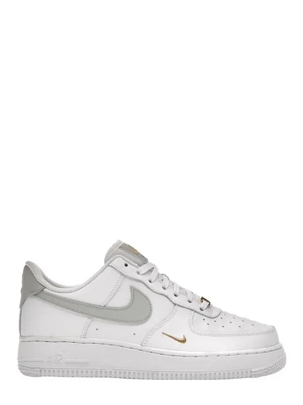 Nike Force 1 Low Sneakers - White/grey/gold