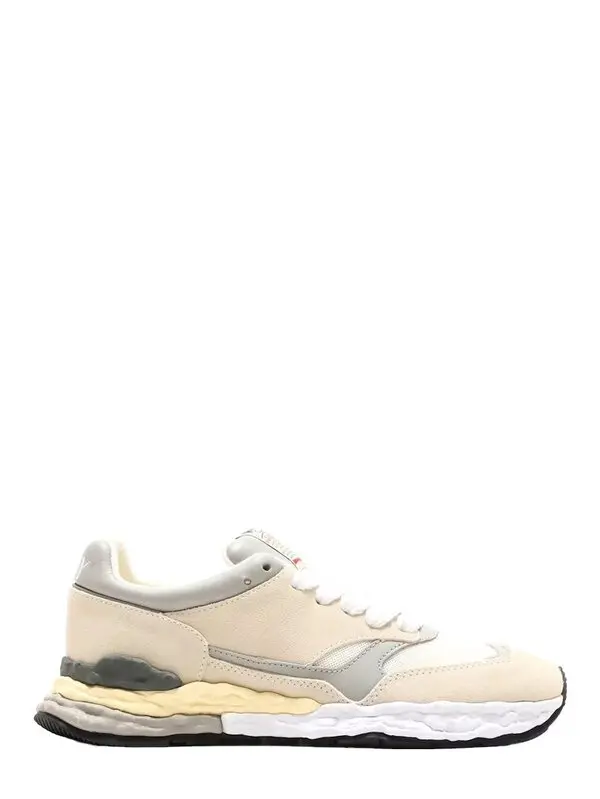 Mihara Yasuhiro George Leather Low Sneakers - White/cream