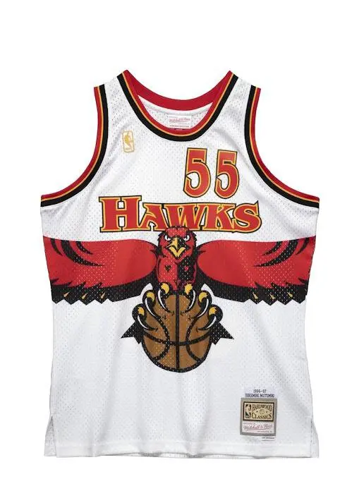 Mitchell & Ness Dikembe Mutombo Atlanta Hawks 1996-97 Swingman Nba Jersey - White