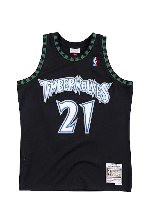 Mitchell & Ness Minnesota Timberwolves 1997-98 Kevin Garnett Swingman Jersey - Black