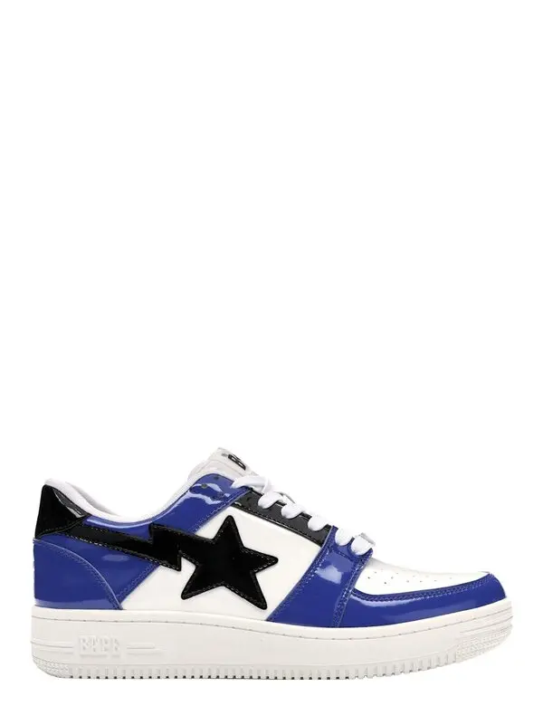 A BATHING APE Sta Low Sneakers - White/royal/black