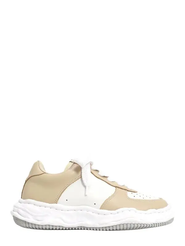 Mihara Yasuhiro Wayne Og Sole Lowin Sneakers - Beige/white