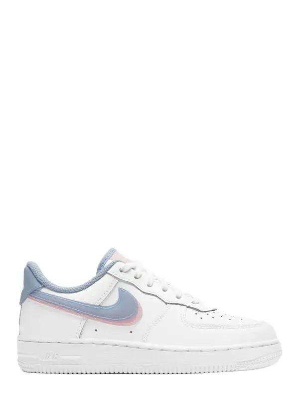 Nike Air Force 1 Lv8 Double Swoosh Sneakers - White/arctic Punch/light Armory Blue