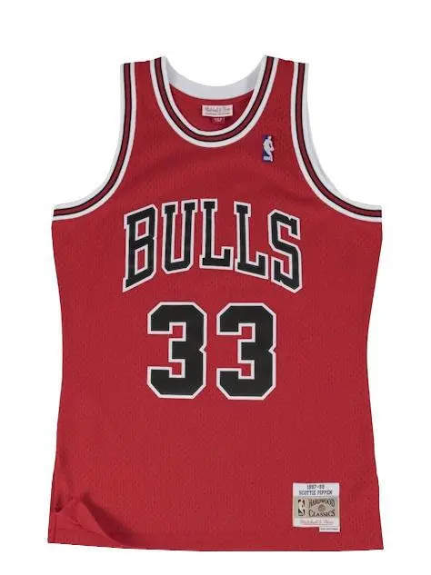 Mitchell & Ness Chicago Bulls 1997-98 Scottie Pippen Swingman Jersey - Scarelet Red