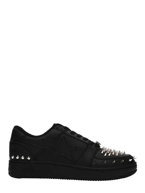 BAPE A Bathing Ape Sta Low Studded Sneakers - Black