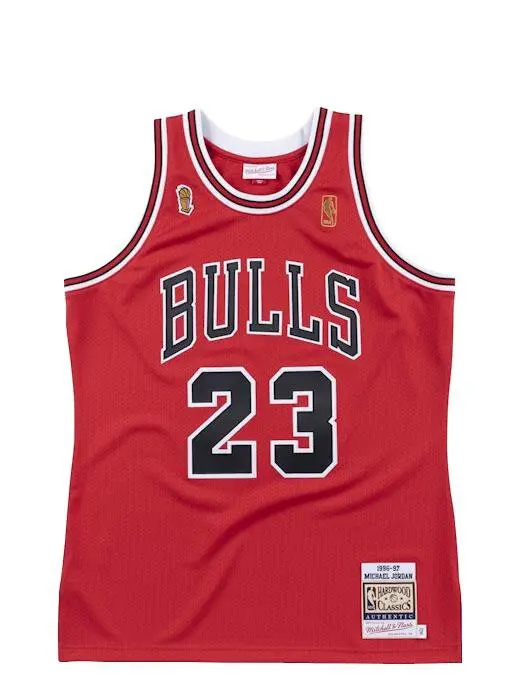 Mitchell & Ness Michael Jordan 1996-97 Chicago Bulls Authentic Nba Jersey - Red/black/white