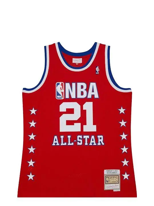 Mitchell & Ness Kevin Garnett 2003-04 All-star Nba Swingman Jersey - Red