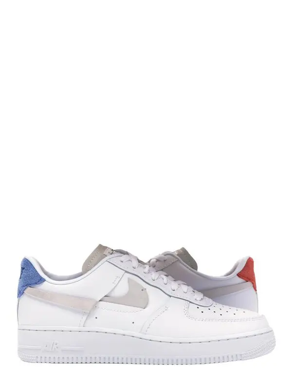 Nike Air Force 1 Lx Vandalised Sneakers - White/platinum Tint/game Royal