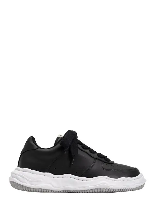 Mihara Yasuhiro Wayne Og Sole Low Sneakers - Black/white