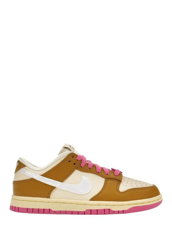 Nike Dunk Low Se Just Do It Sneakers - Bronzine/playful Pink/alabaster