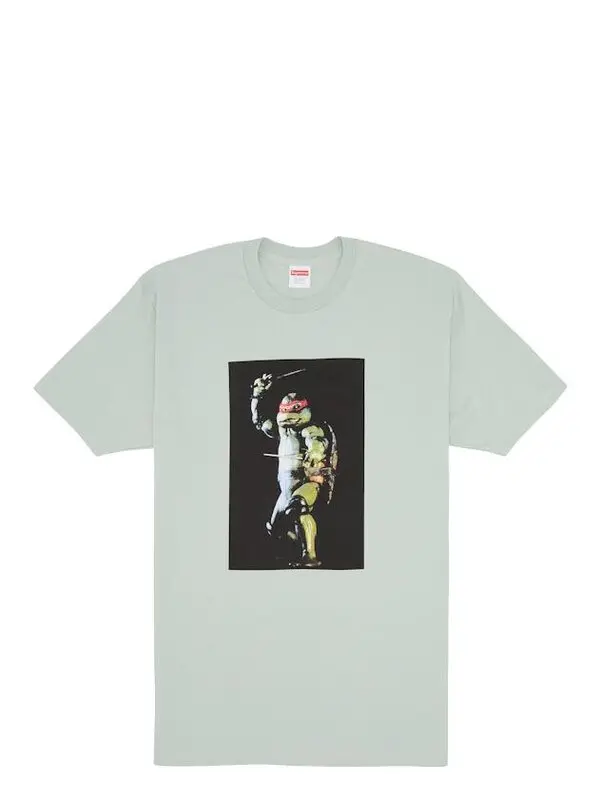 Supreme Raphael Tee Shirt - Pale Aqua
