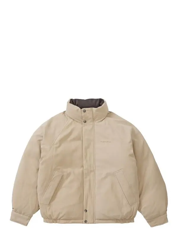 Supreme Reversible Down Puffer Jacket - Tan