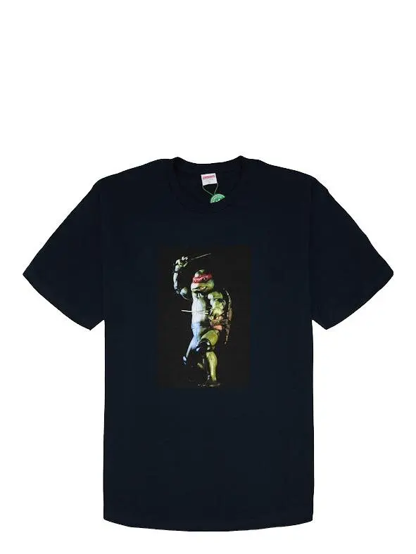 Supreme Raphael Tee Shirt - Navy Blue