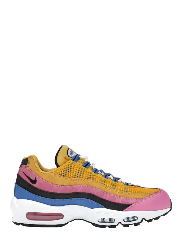 Nike Air Max 95 Suede Sneakers - Yellow/blue/pink