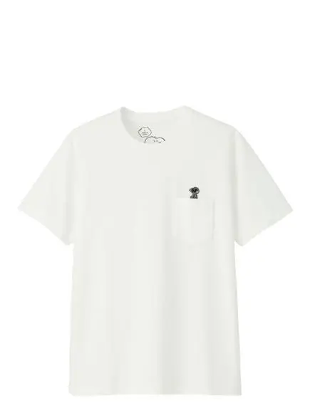 KAWS X Uniqlo X Peanuts Snoopy Pocket Tee Shirt - White