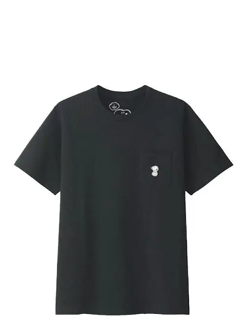 KAWS X Uniqlo X Peanuts Snoopy Pocket T-shirt - Black