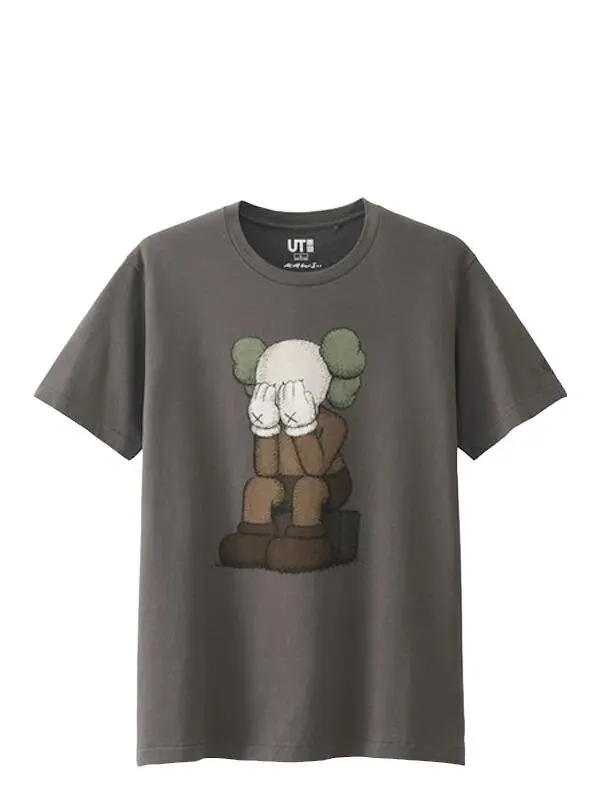 KAWS X Uniqlo Passing Through Tee - Brown