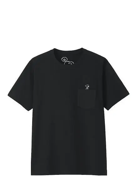 KAWS X Uniqlo X Peanuts Snoopy Pocket Tee - Black