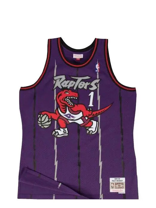 Mitchell & Ness Toronto Raptors Road 1998-99 Tracy Mcgrady Swingman Jersey - Purple