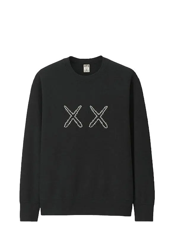 KAWS X Uniqlo X Sesame Street Xx Sweatshirt - Black