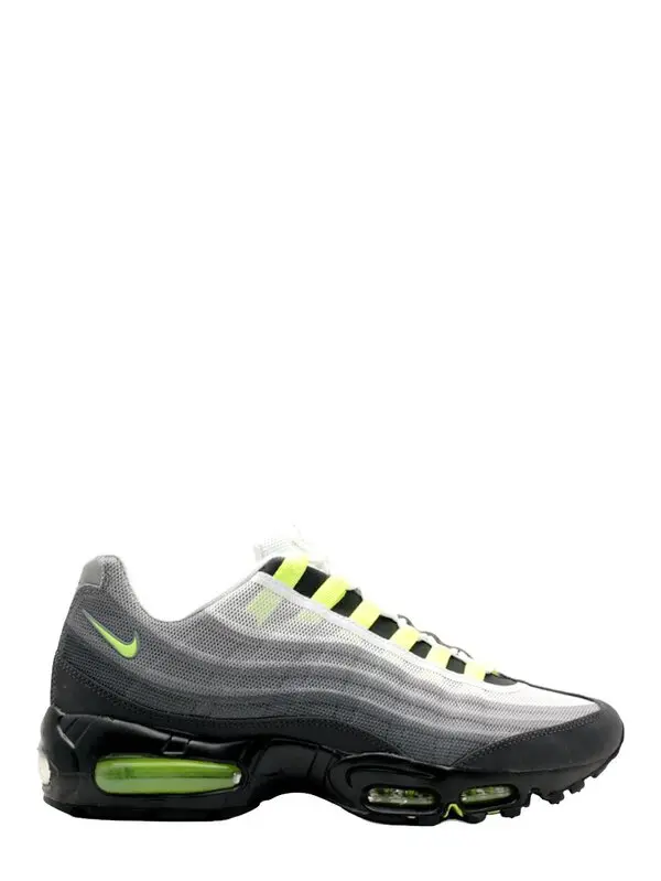 Nike Air Max 95 Premium Tape Sneakers - Cool Grey/volt/black