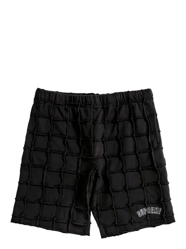Supreme Patchwork Sweatshort - Black