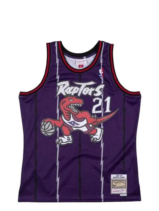 Mitchell & Ness Toronto Raptors 1998-99 Marcus Camby Swingman Jersey - Purple