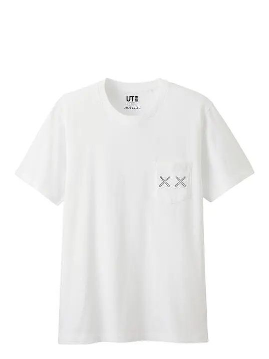 KAWS X Uniqlo Xx Pocket Tee Shirt - White