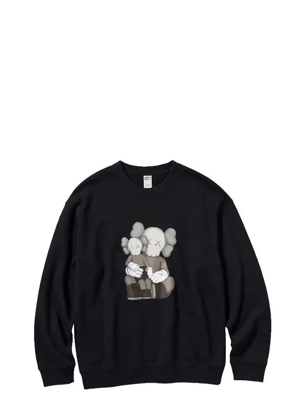 KAWS X Uniqlo Longsleeve Sweatshirt - Black