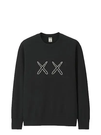 KAWS X Uniqlo X Sesame Street Xx Sweatshirt - Black