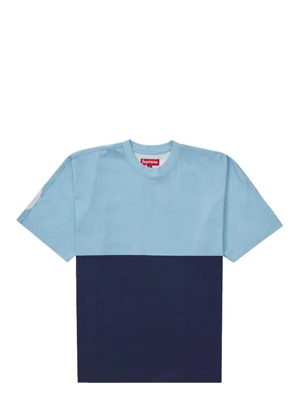 Supreme Split Short Sleeve Top - Blue