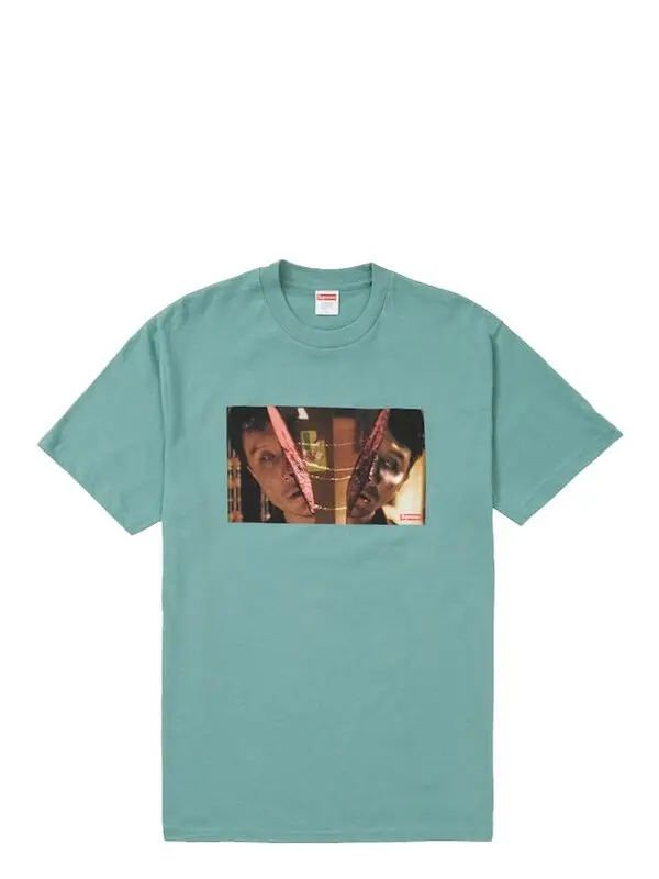 Supreme Split Tee Shirt - Dusty Teal