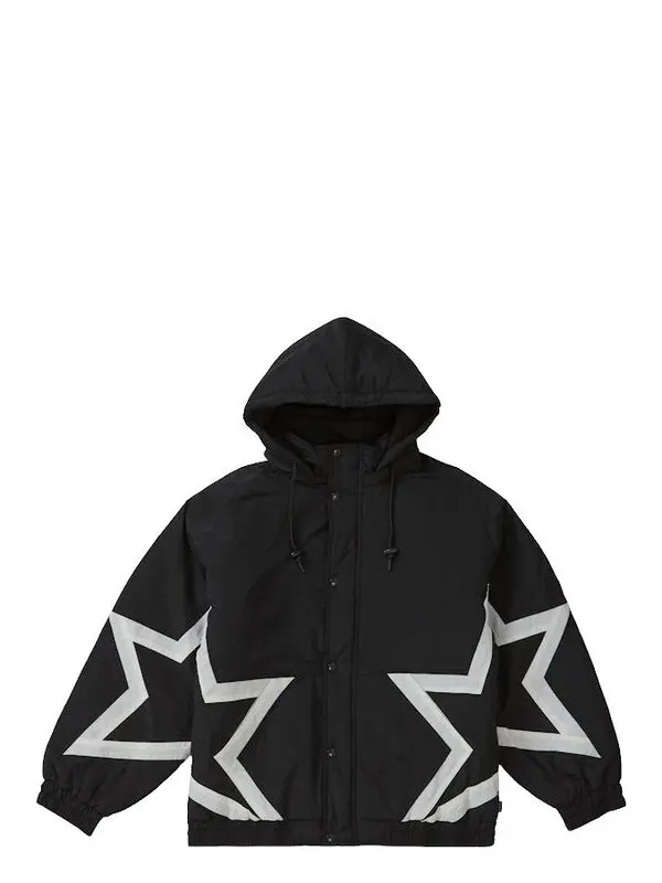 Supreme Stars Puffy Jacket - Black