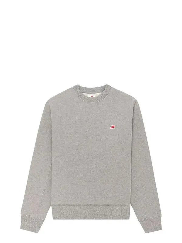 NEW BALANCE Made In Usa Core Crewneck Sweatshirt - Athletic Grey